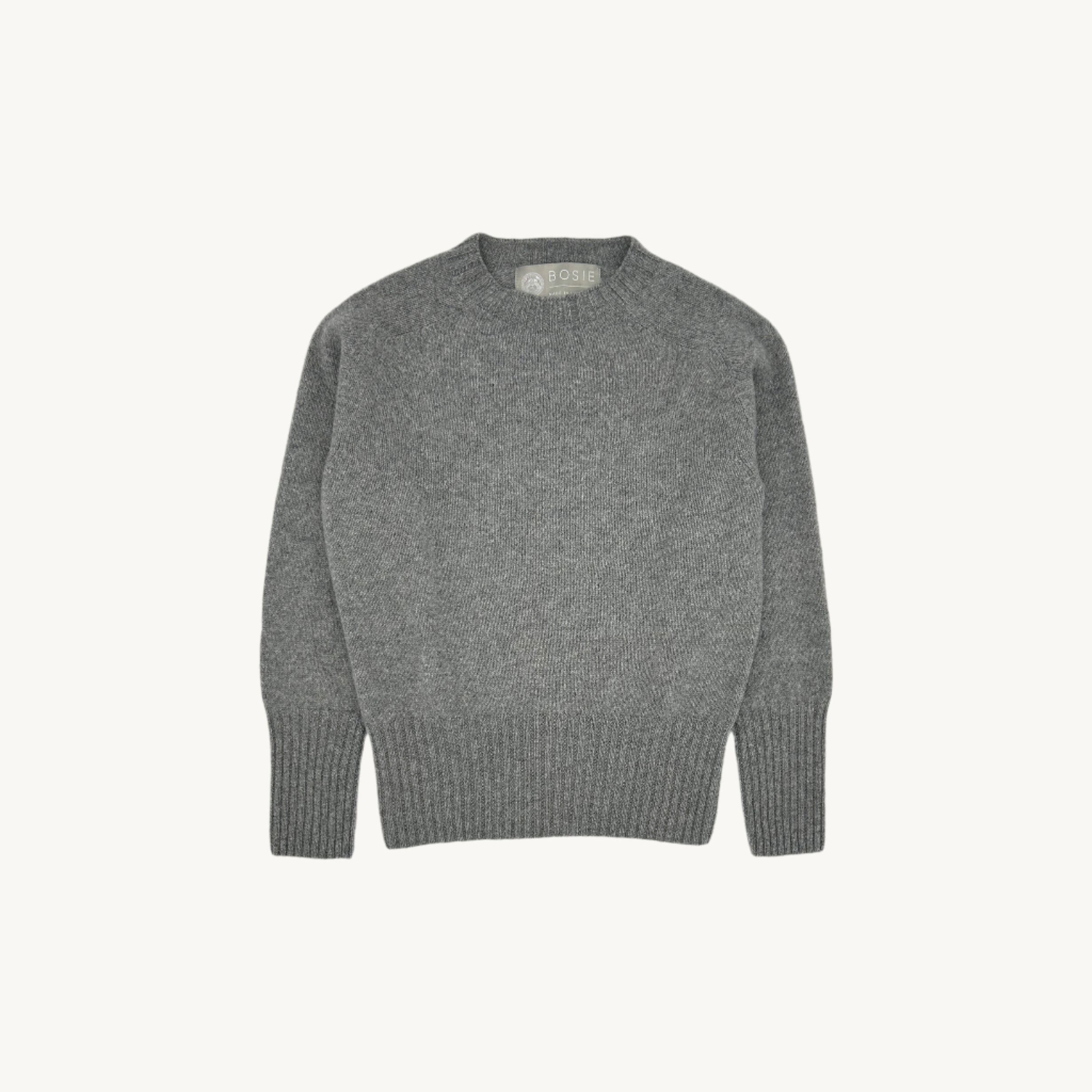 Aberlady Bosie Geelong Crew Neck Womens Jumper - Flannel Grey – Bosie ...