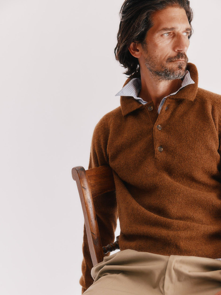 Men's Shetland Sweaters and Cardigans – Bosie Knitwear